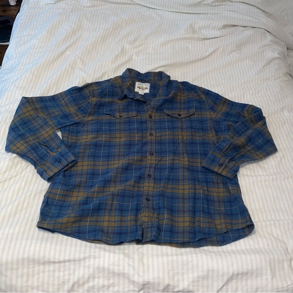 American Eagle Outfitters | Shirts | American Eagle Blue And Gold ...